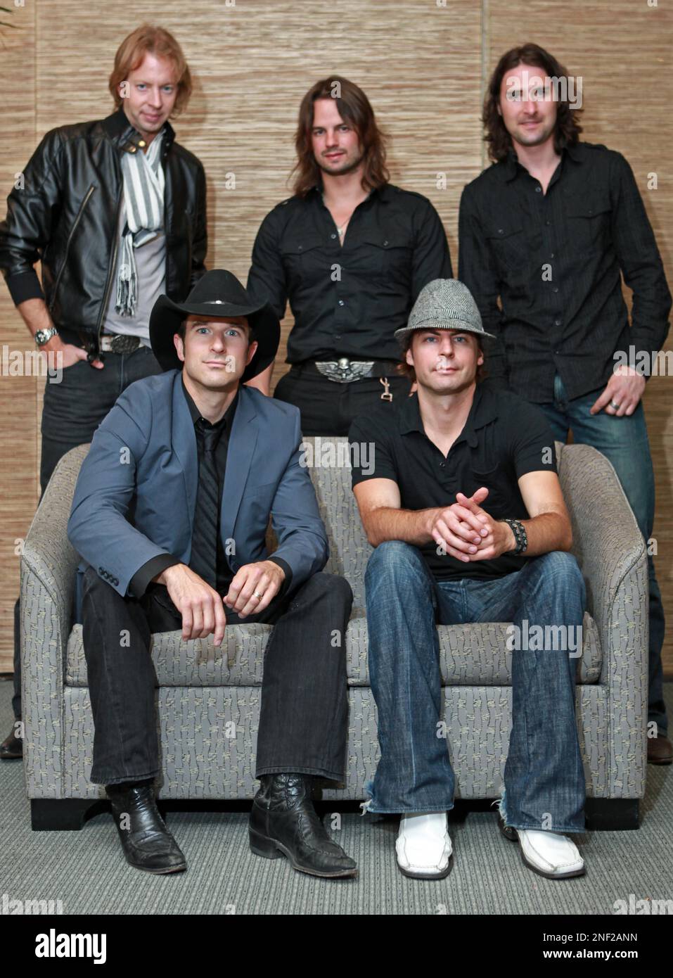 The Lost Trailers band poses in Los Angeles Wednesday, June 3, 2009 ...