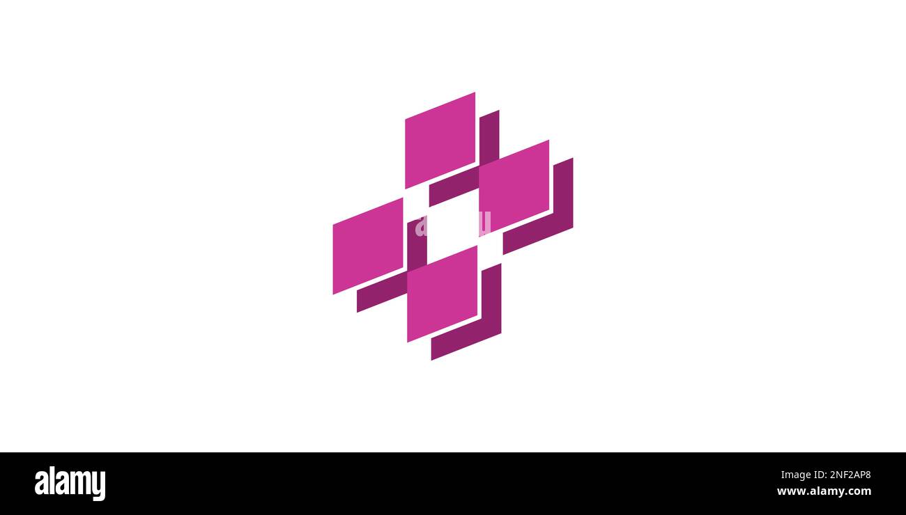 Modern and simple plus logo design Stock Vector Image & Art - Alamy