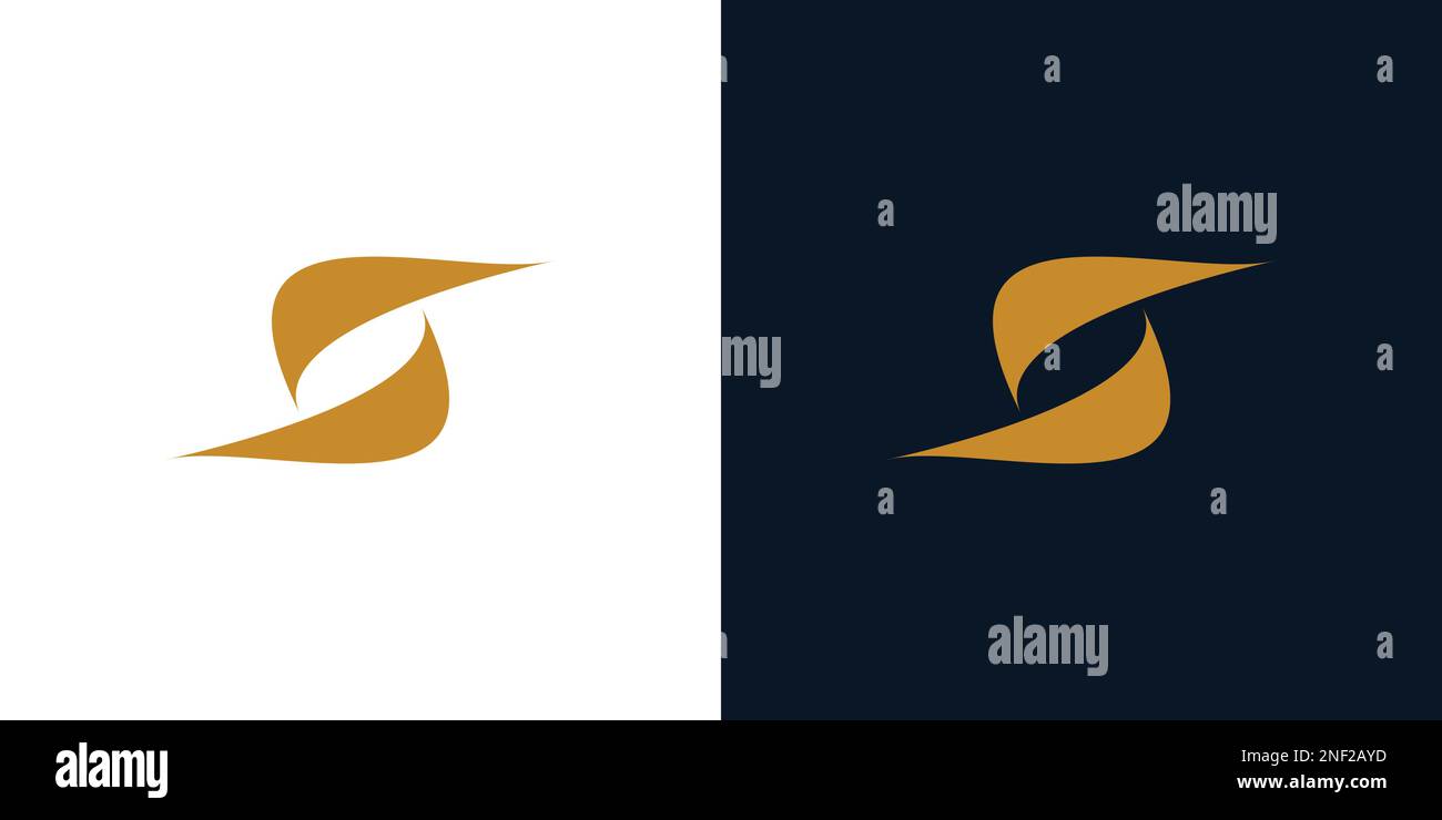 Modern and simple letter S initials logo design Stock Vector Image ...