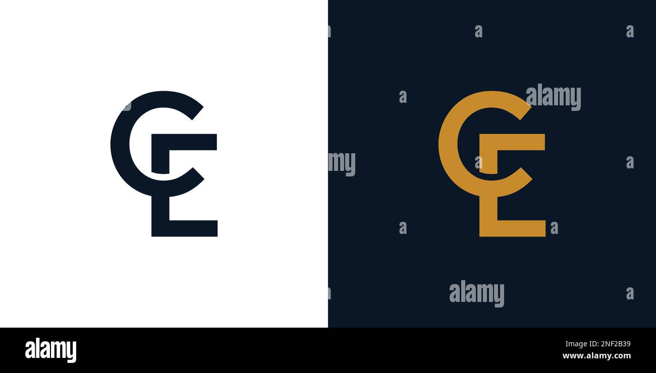 Modern and simple CE logo design Stock Vector Image & Art - Alamy