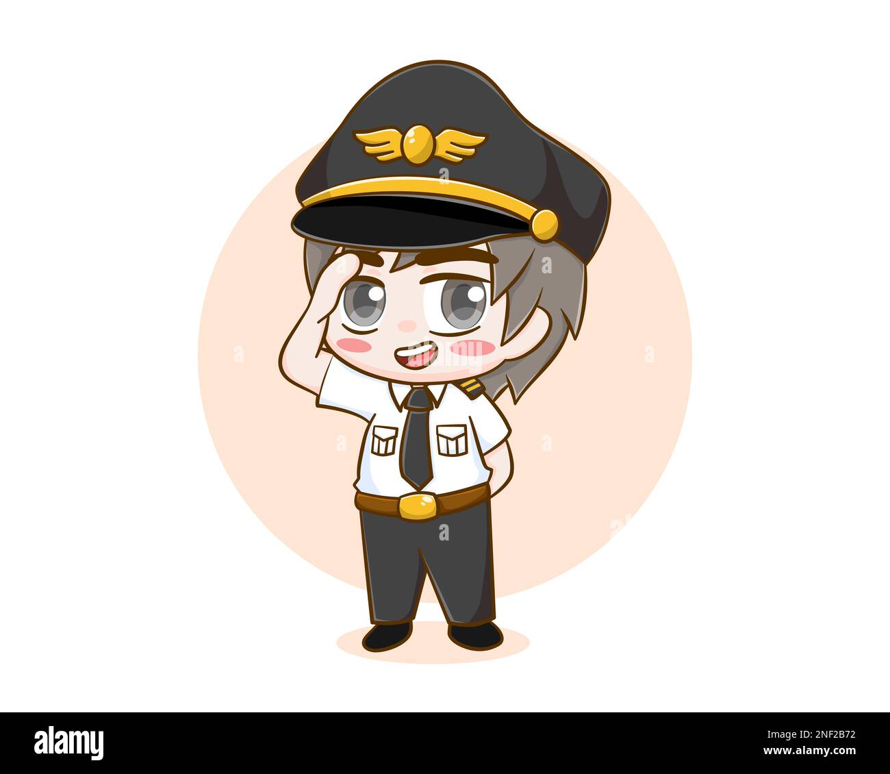 Cute pilot boy cartoon character Stock Vector Image & Art - Alamy