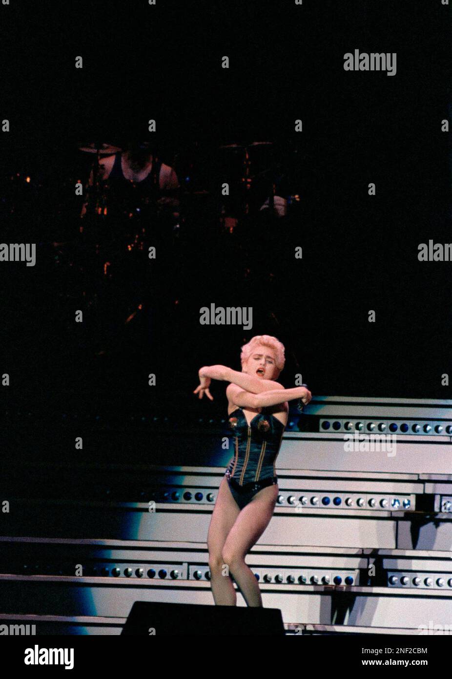Shown in photo is American Rock Star Madonna performing at a Tokyo ...