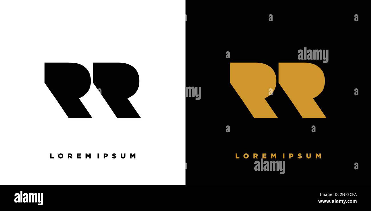 Rr logo Stock Vector Images - Alamy