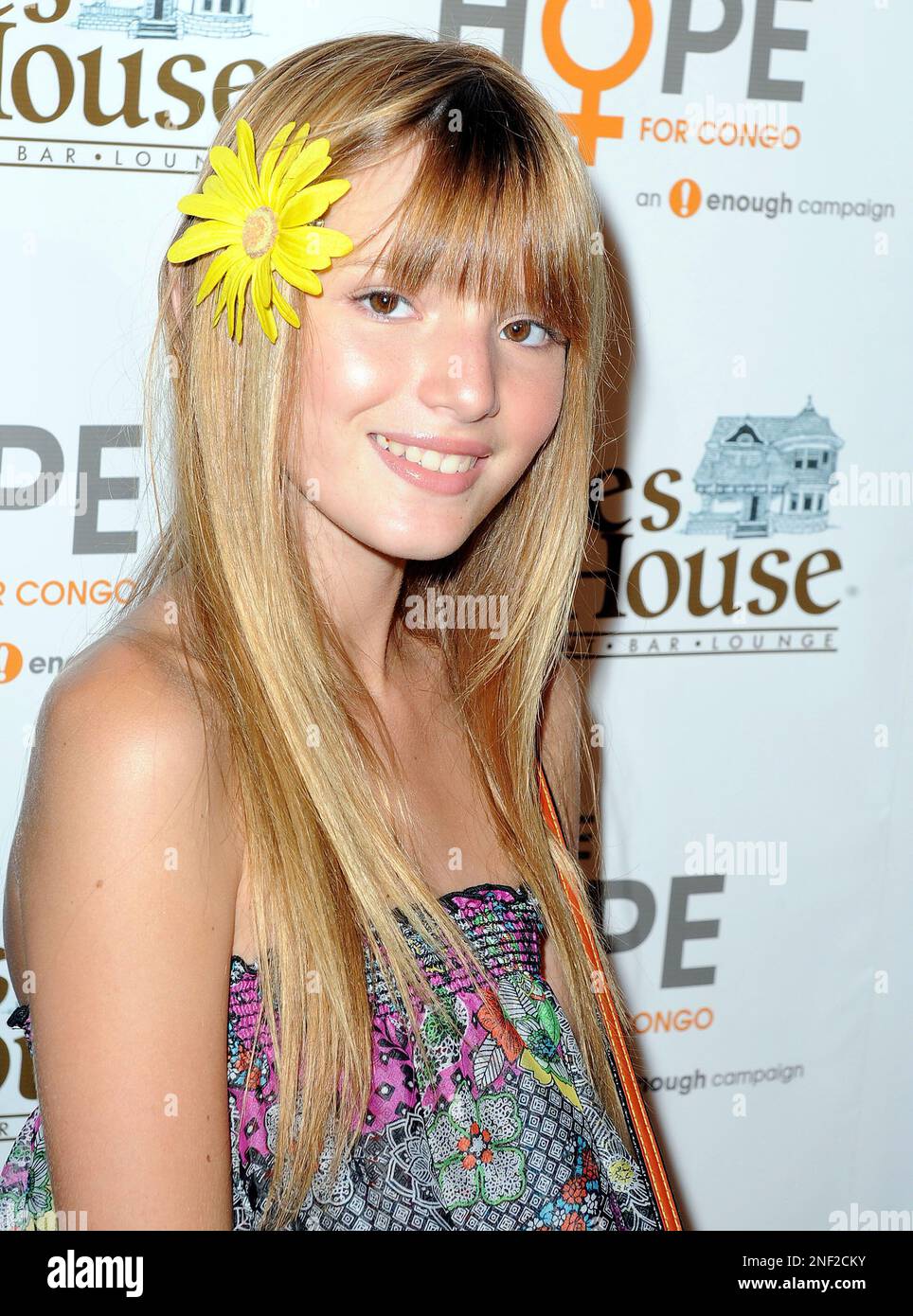 Bella Thorne arrives at The Raise Hope for the Congo Hollywood event ...