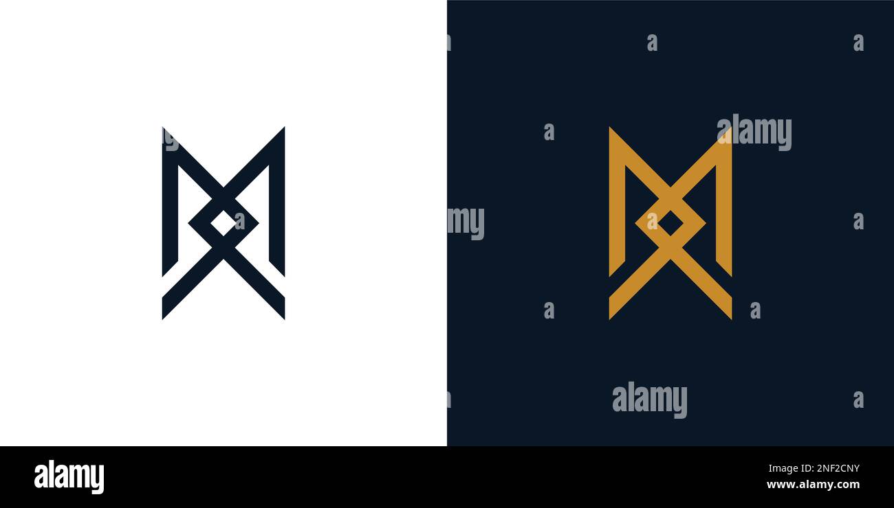 Modern and strong M logo design Stock Vector Image & Art - Alamy