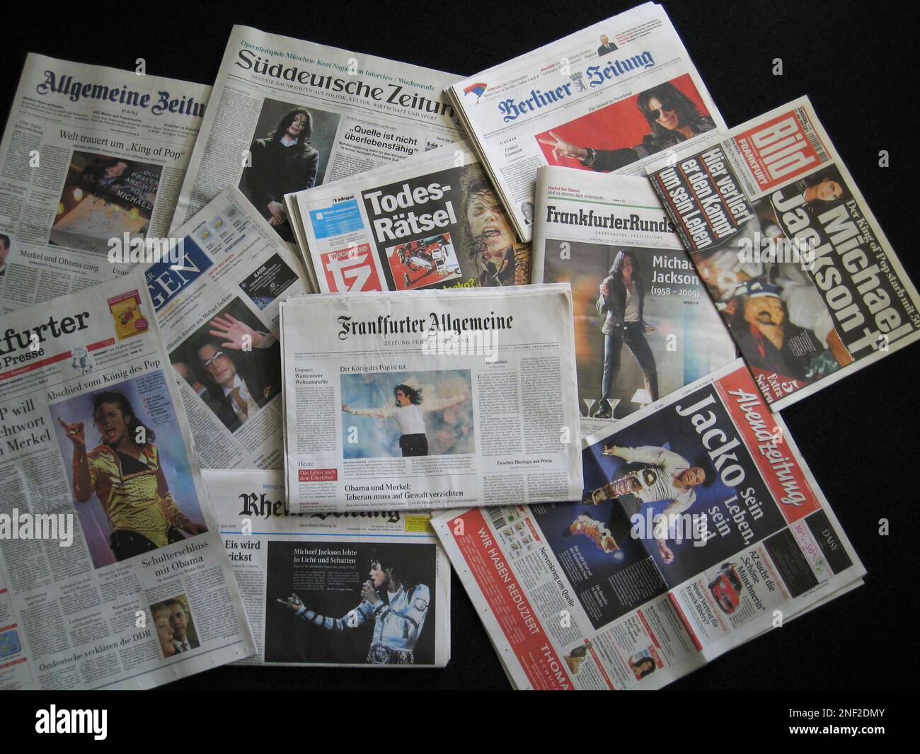 Nearly all German newspapers report on Saturday, June 27, 2009 on their ...