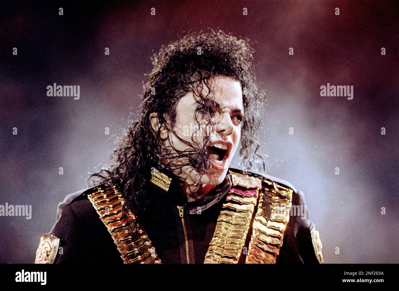 Recovering from a recent illness, Michael Jackson performs his ...