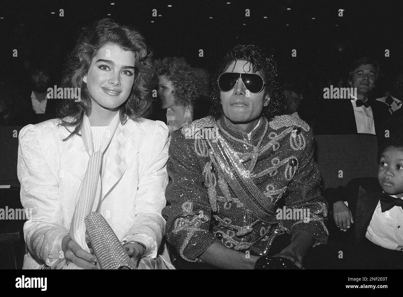 Brooke Shields And Michael Jackson At The Grammys