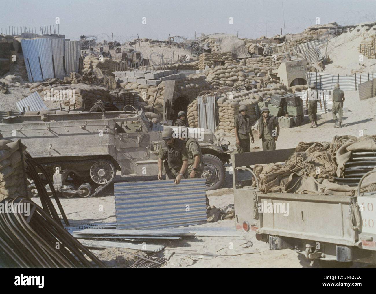 Israeli soldiers, tanks and equipment are shown in action in Damascus ...