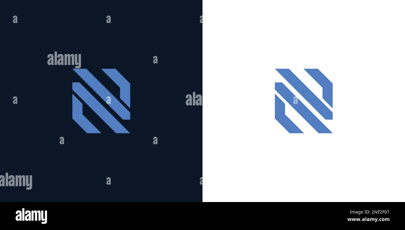 Modern and strong letter N initials logo design Stock Vector Image & Art - Alamy