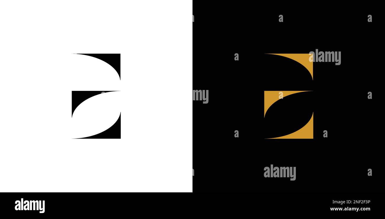 Modern and unique E logo design Stock Vector Image & Art - Alamy