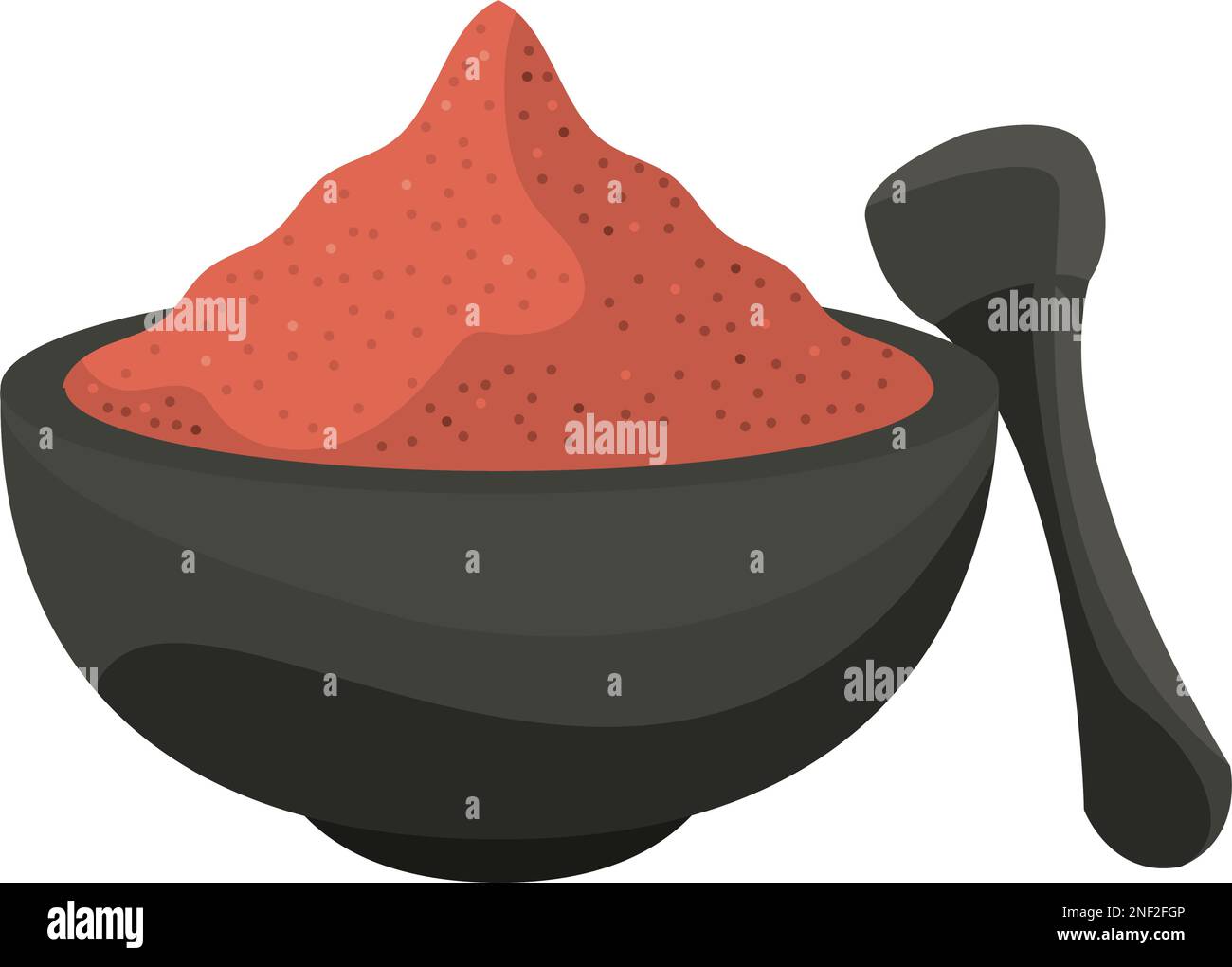Powder chilli Stock Vector Images - Alamy