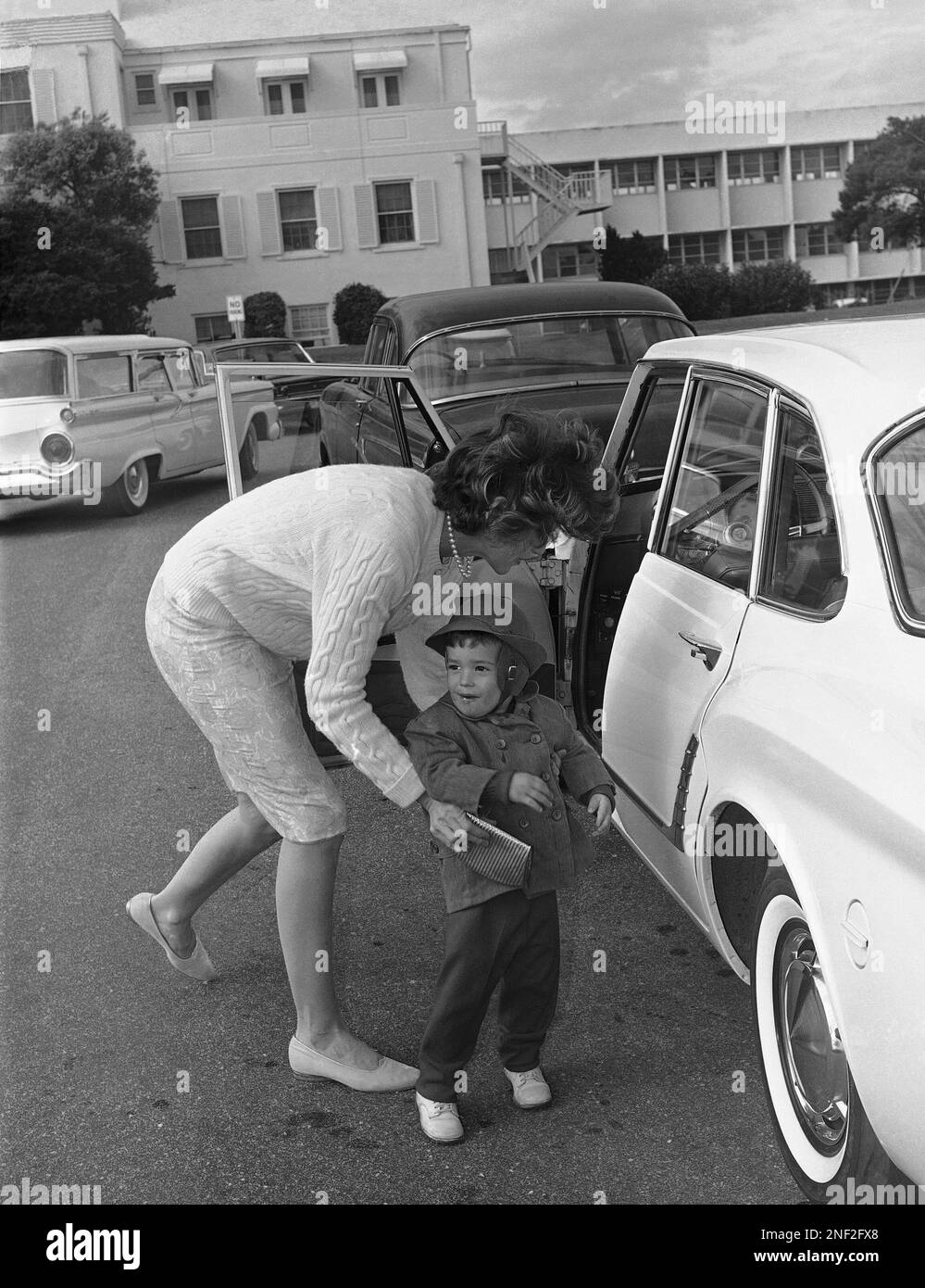 Mrs. R. Sargent Shriver, wife of the director of the Peace Corps, the ...