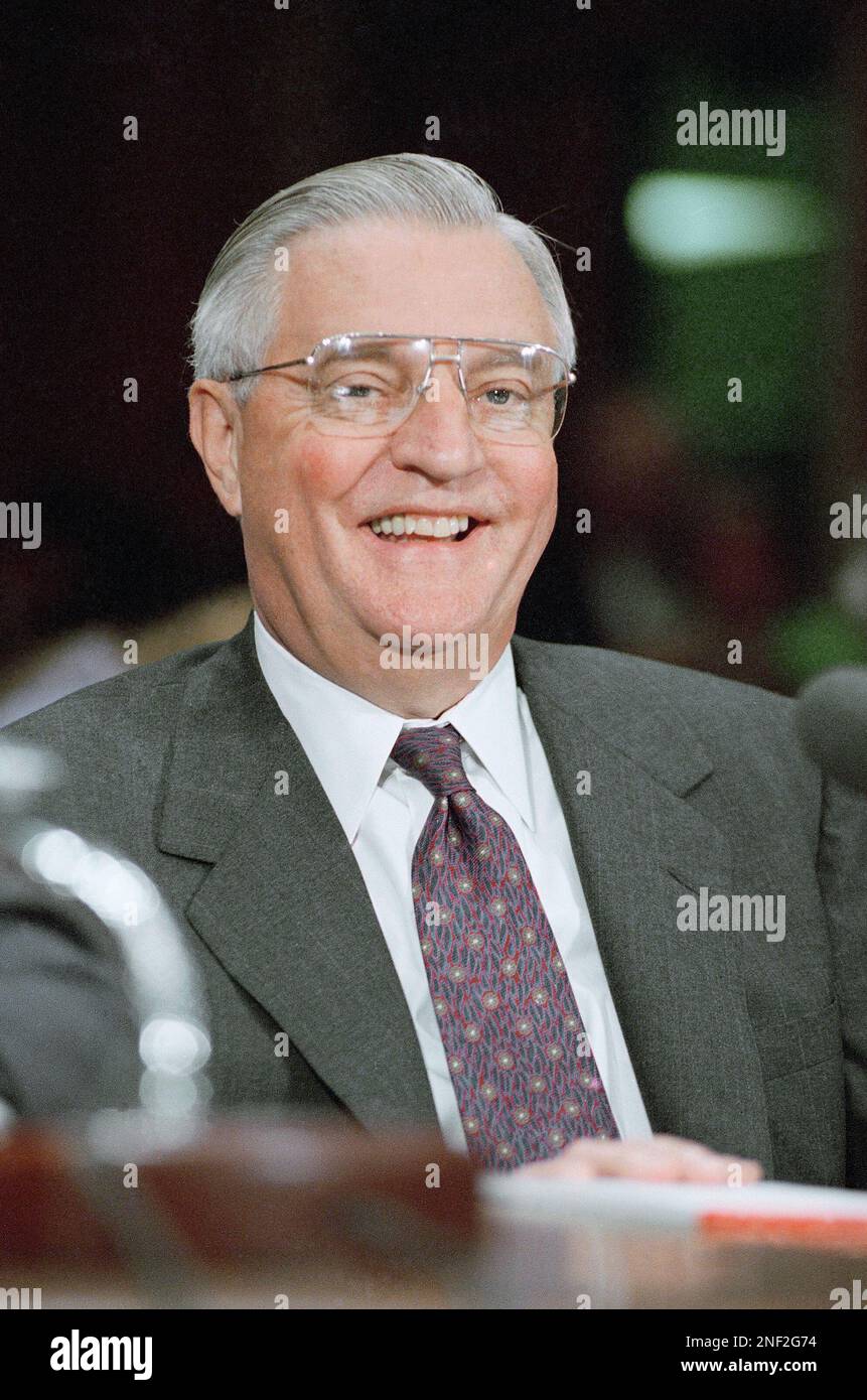 Walter Mondale, U.S. ambassador to Japan, shown July 1993. Location ...