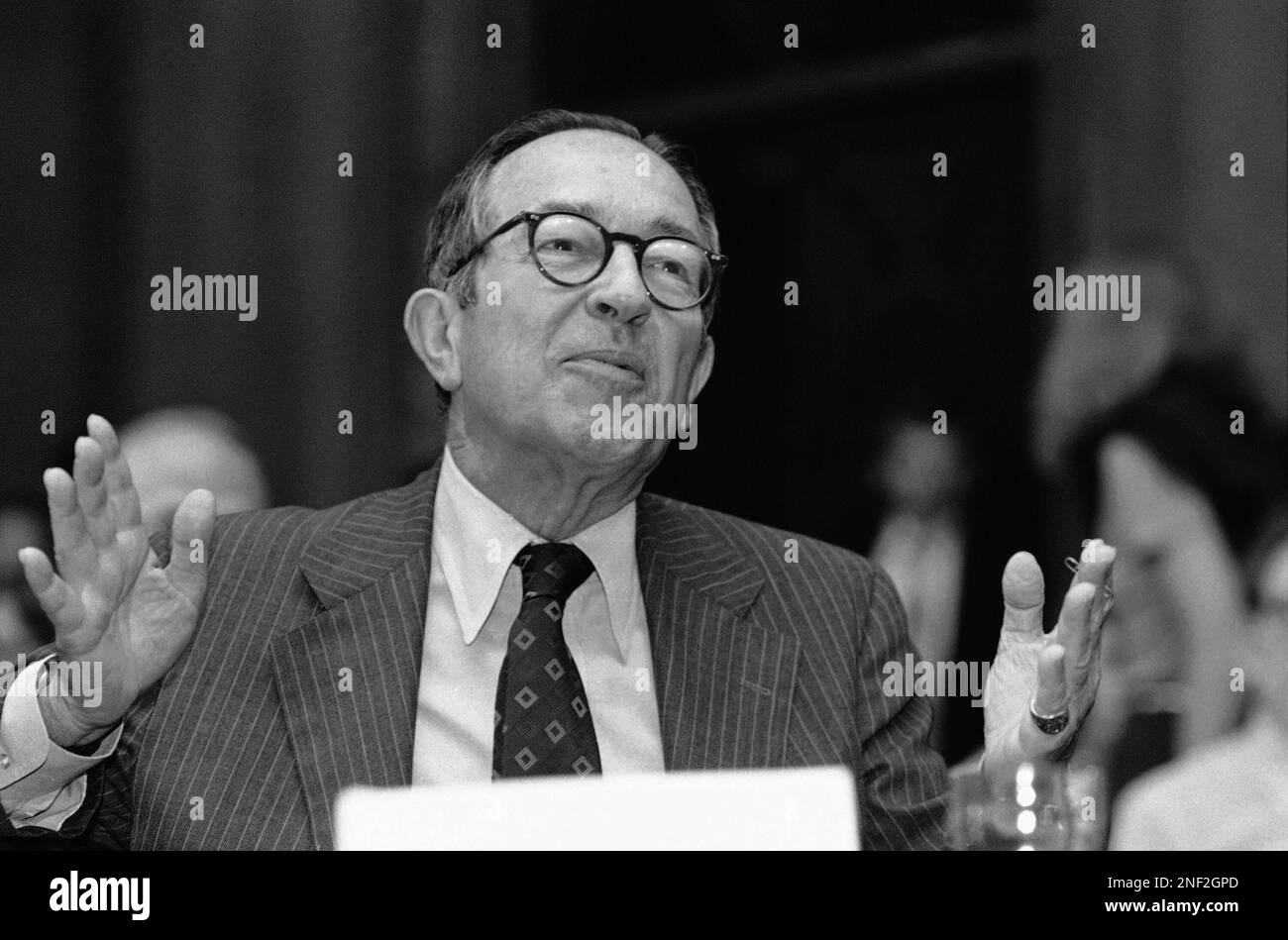 Attorney General Griffin Bell appears before a Senate Judiciary ...