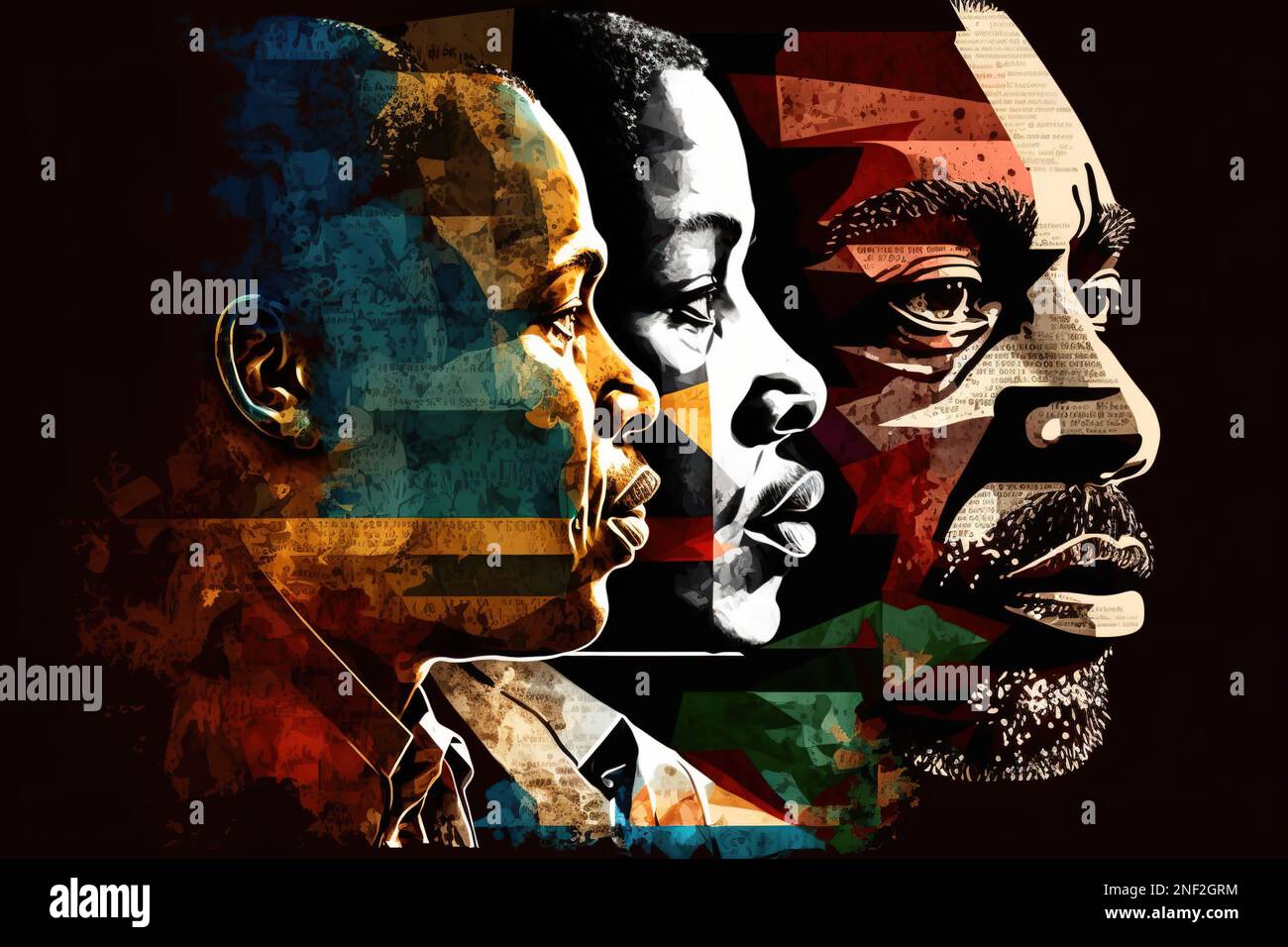 Abstract face collage hi-res stock photography and images - Alamy