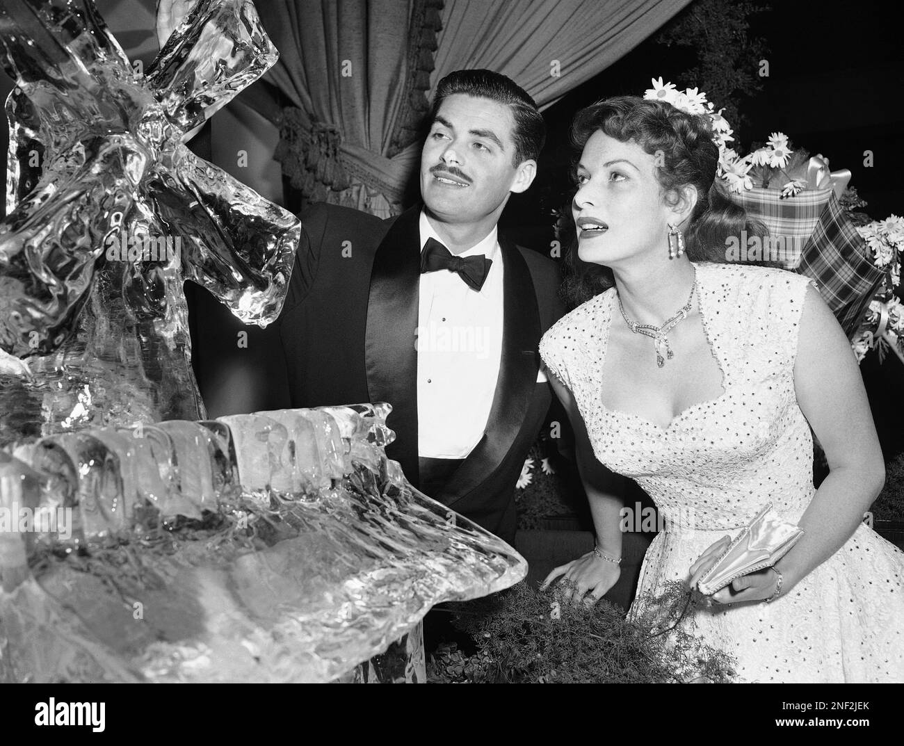 Actress Maureen O'Hara and her brother Charles Fitzsimons, two of the ...