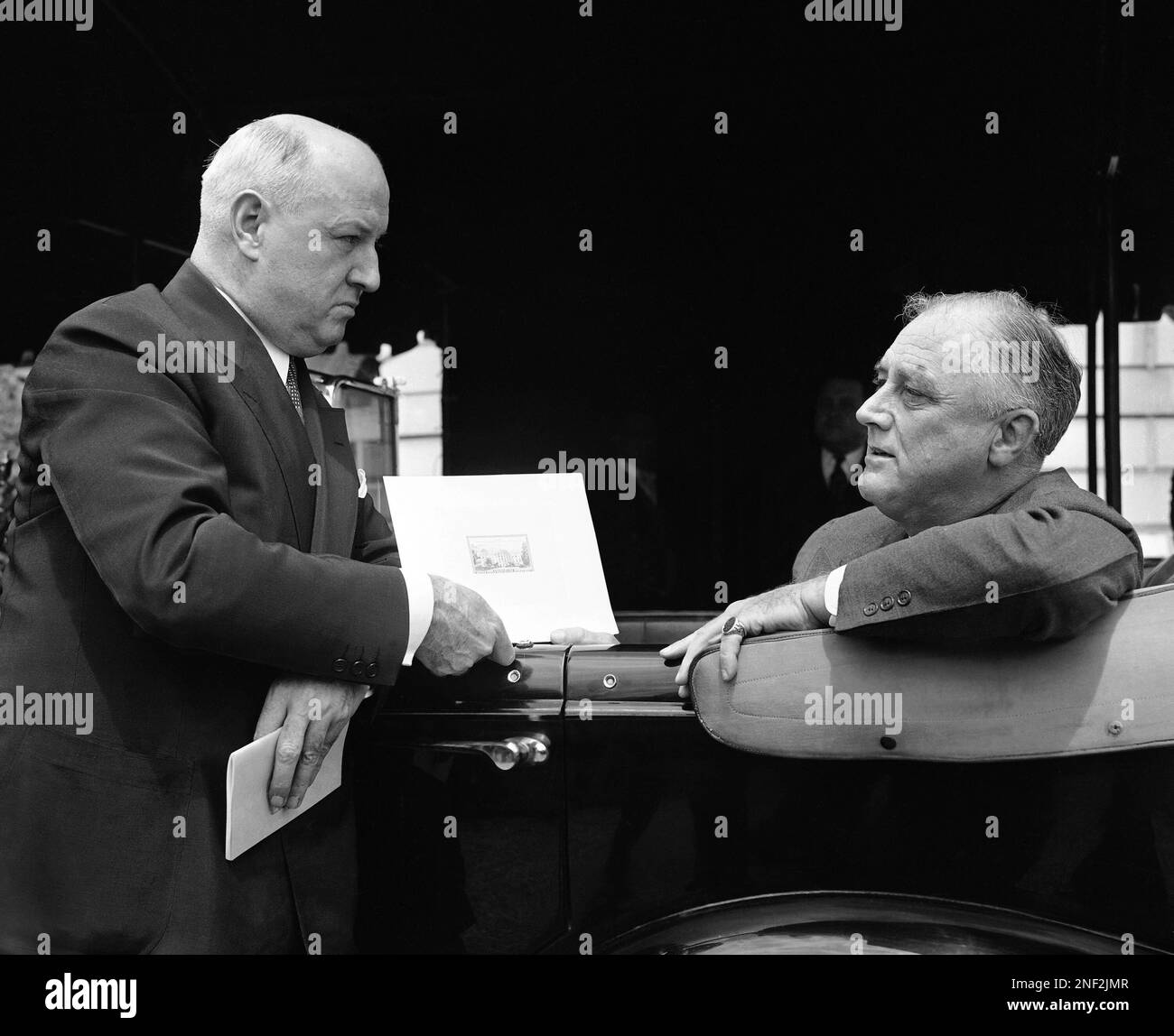 President Franklin D. Roosevelt, nation's no. 1 stamp collector, was on ...
