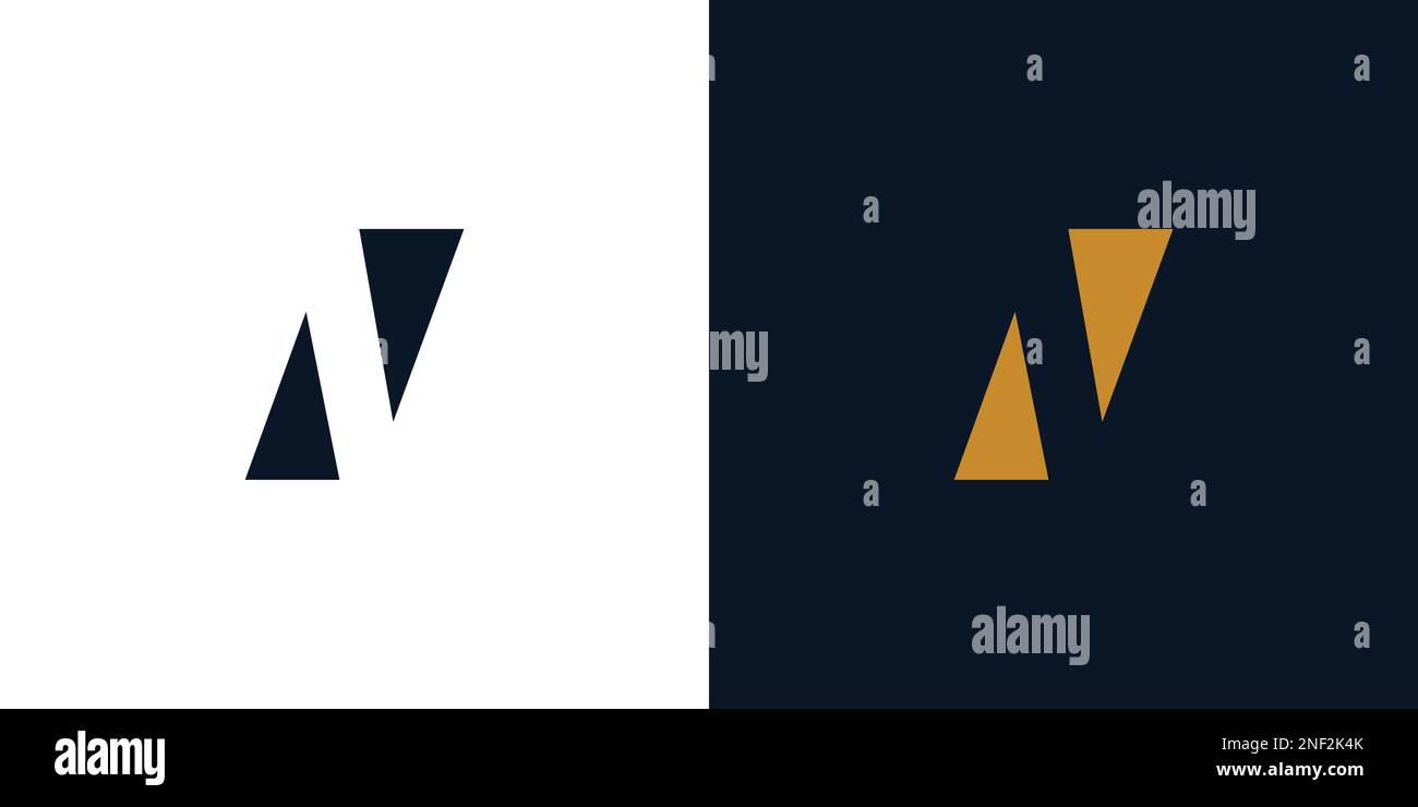 N logo design simple and modern Stock Vector Image & Art - Alamy