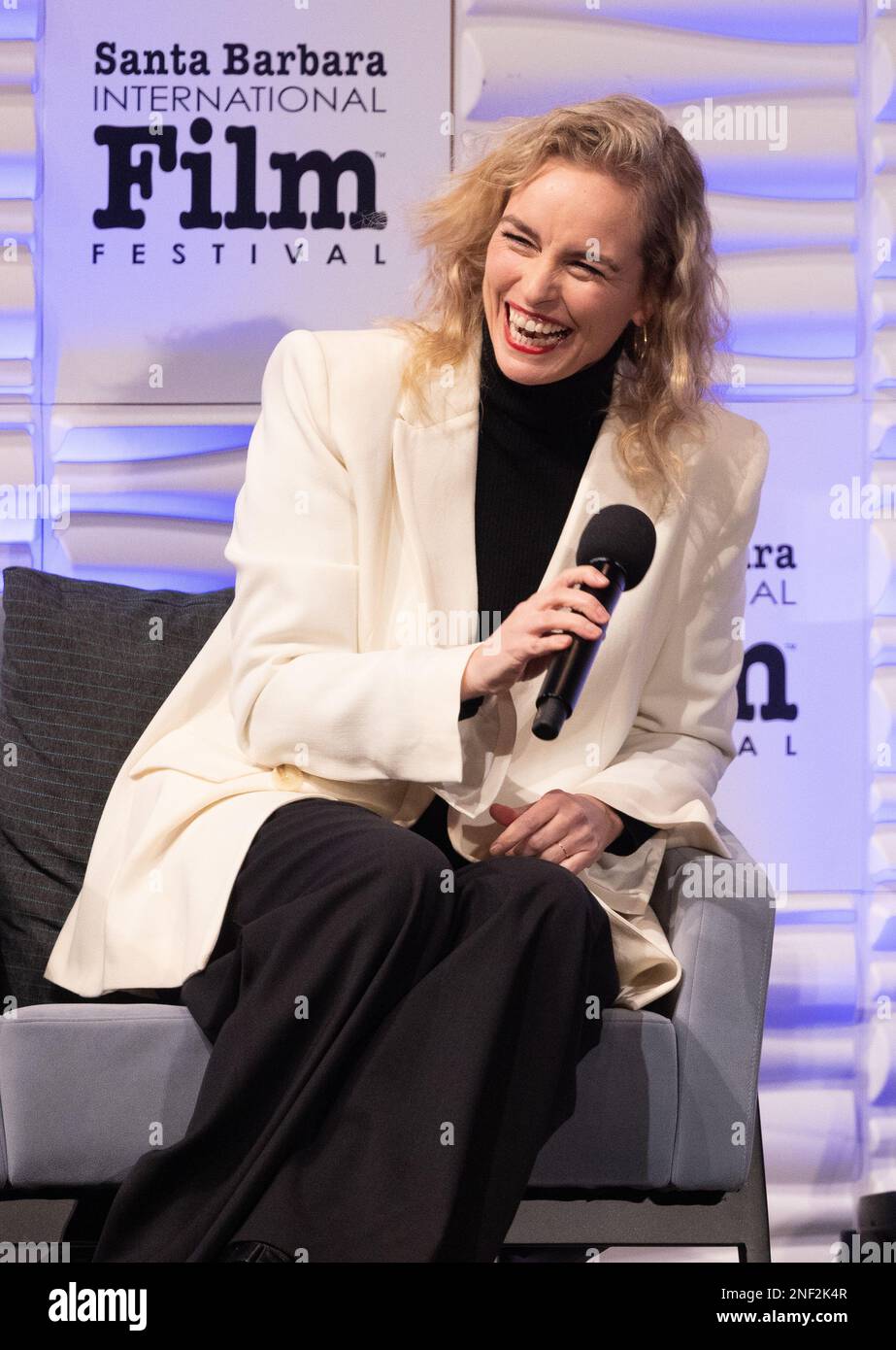 Nina Hoss (TÁR) at the 2023 Santa Barbara International Film Festival's ...