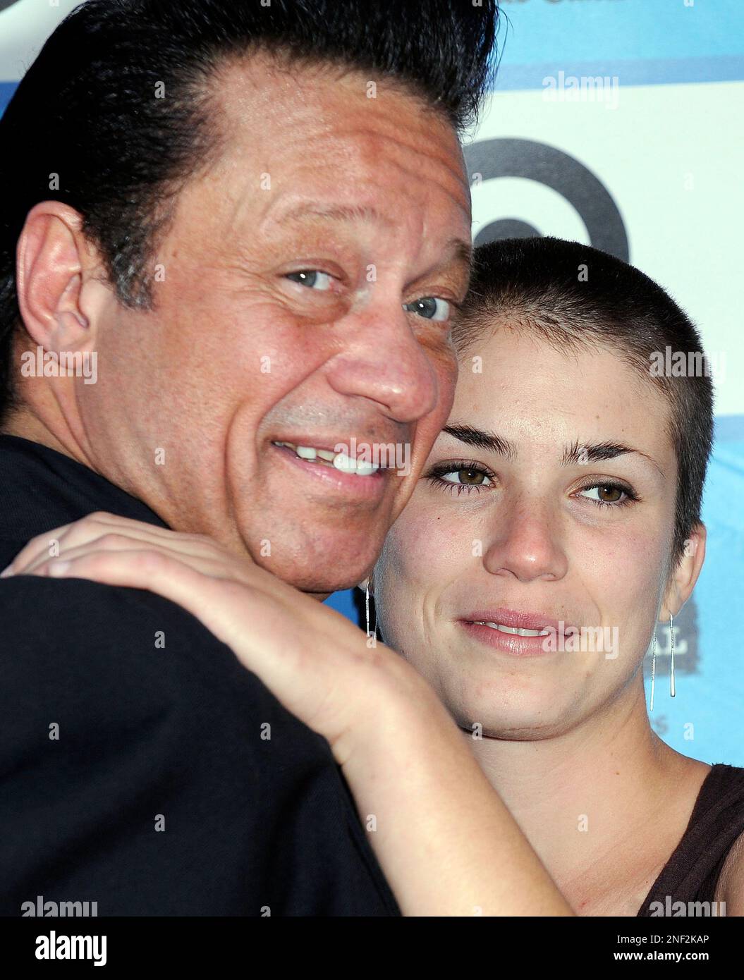 Jackson Cash, at left, and his daughter Mist Cash arrive at the world ...