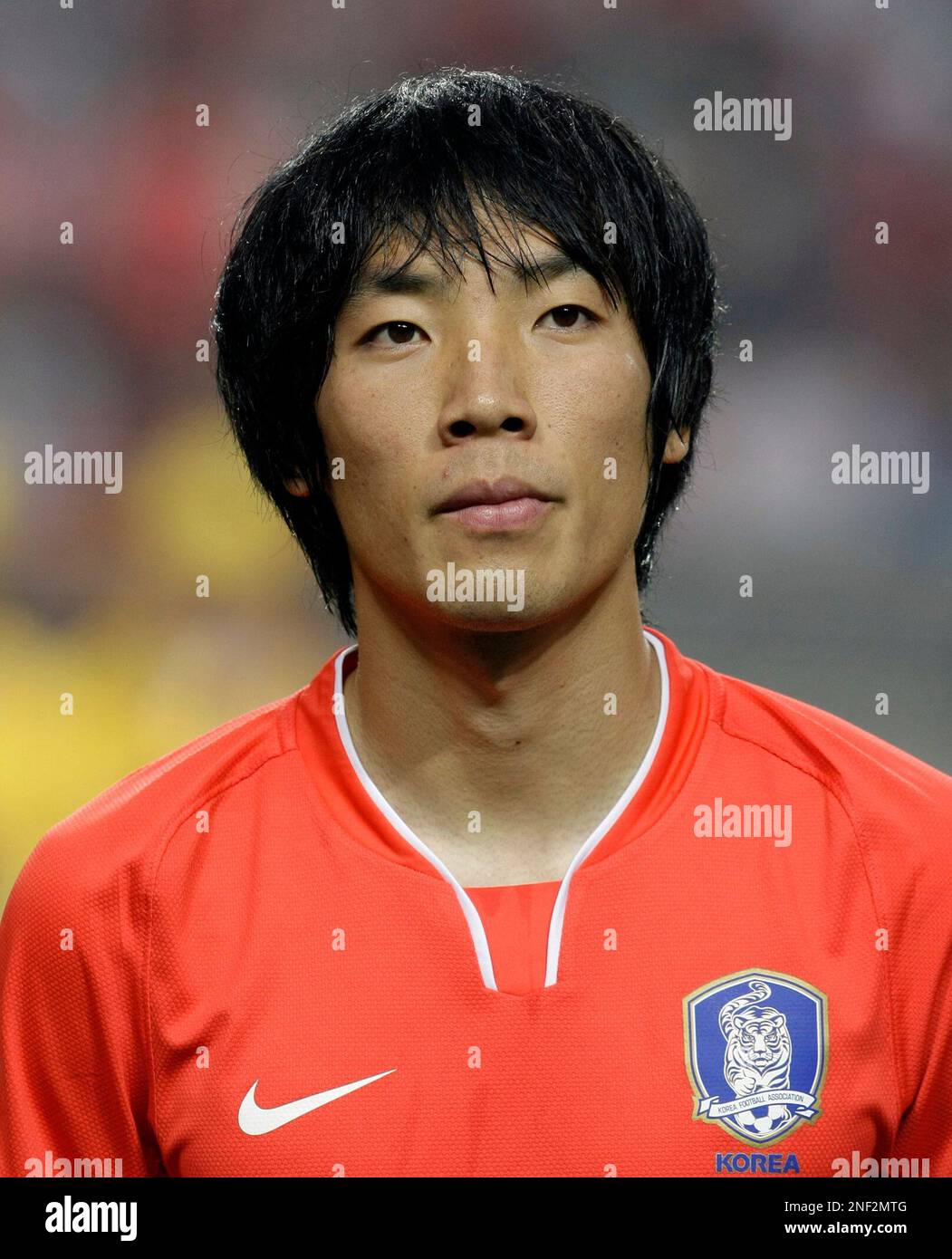 South Korea's Cho Yong-hyung is seen before the 2010 FIFA World Cup ...