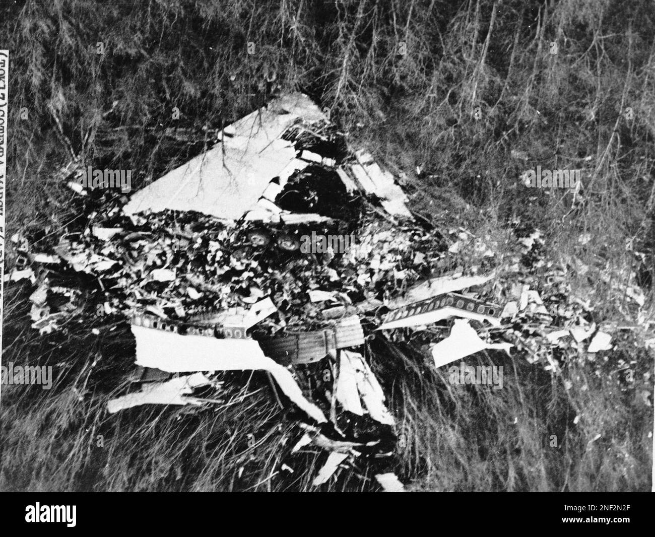 All 124 persons aboard this crashed BOAC 707 died in the impact when ...