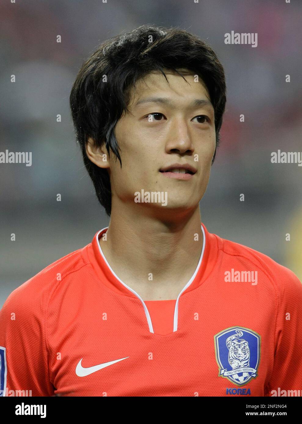 South Korea's Lee Chung-yong is seen before the 2010 FIFA World Cup ...