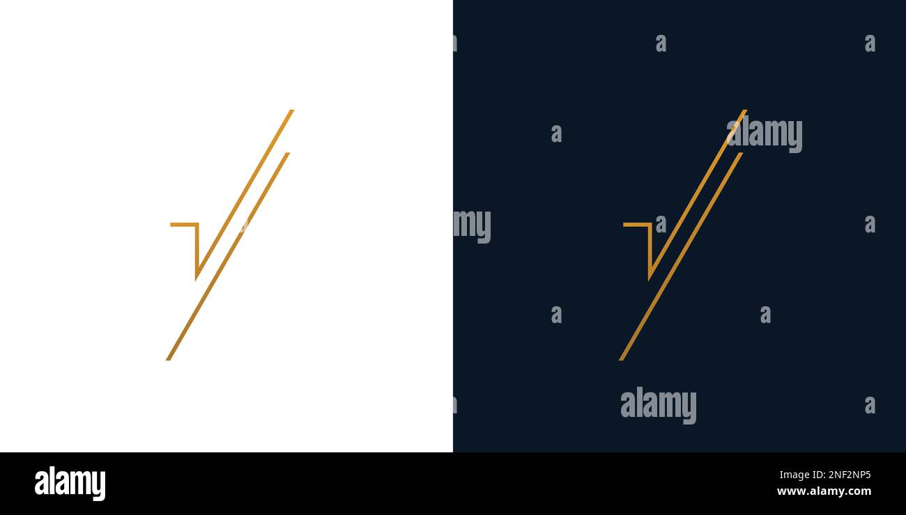 Simple and modern V logo design Stock Vector Image & Art - Alamy