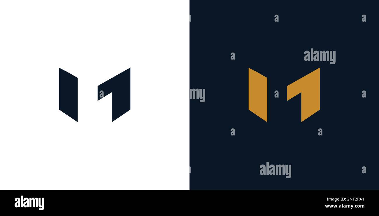 The M1 logo design is unique and powerful Stock Vector Image & Art - Alamy