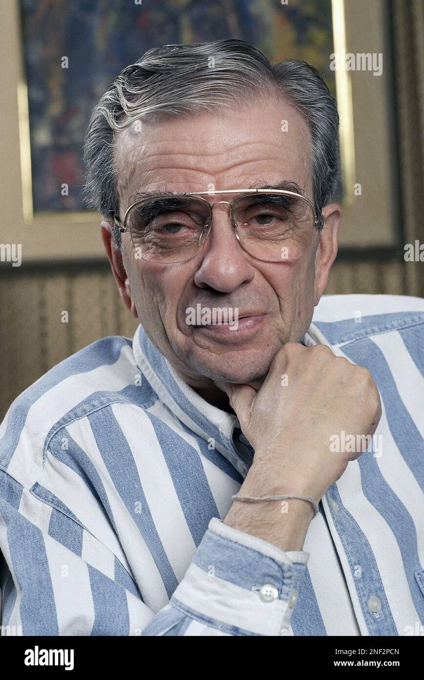 Composer Richard Adler poses for a portrait in his New York apartment ...