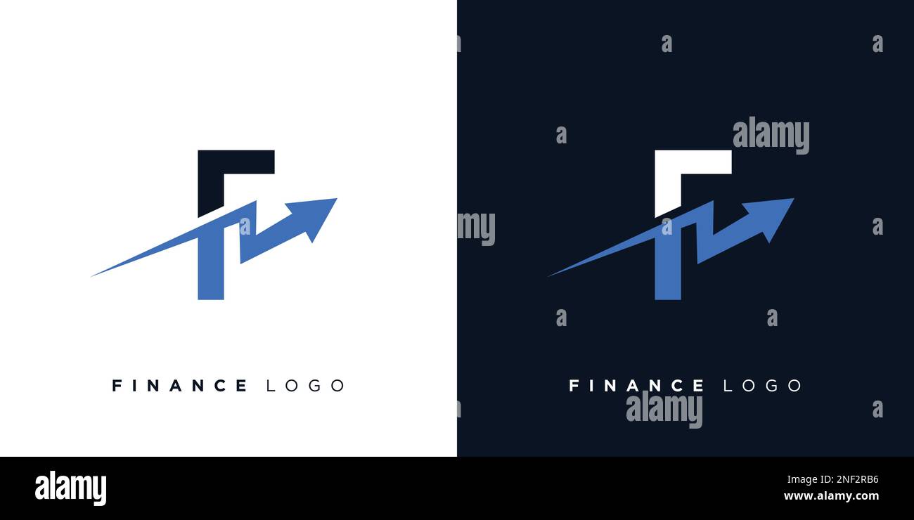 Unique and bold financial logo design Stock Vector Image & Art - Alamy