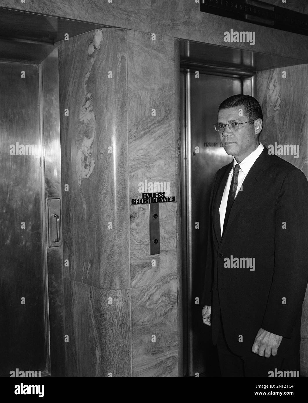 Secretary of Defense Robert McNamara arrives at U.S. Naval Medical ...