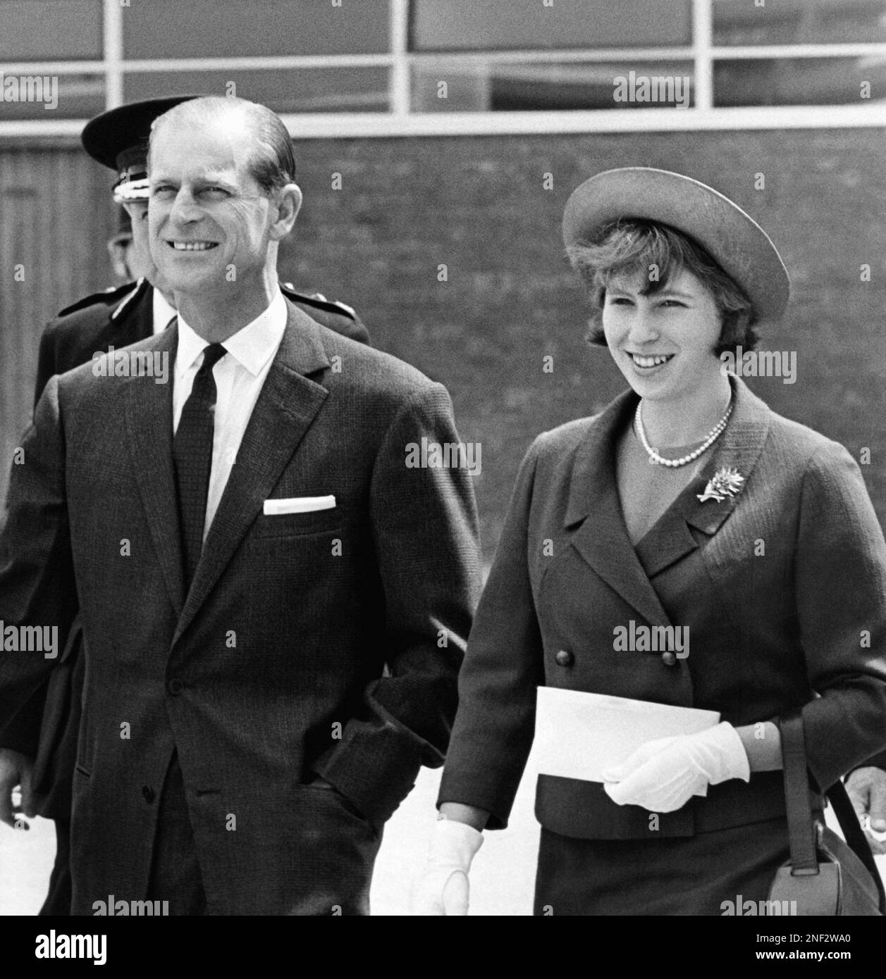 Prince Philip the Duke of Edinburgh and his daughter Princess Anne are ...