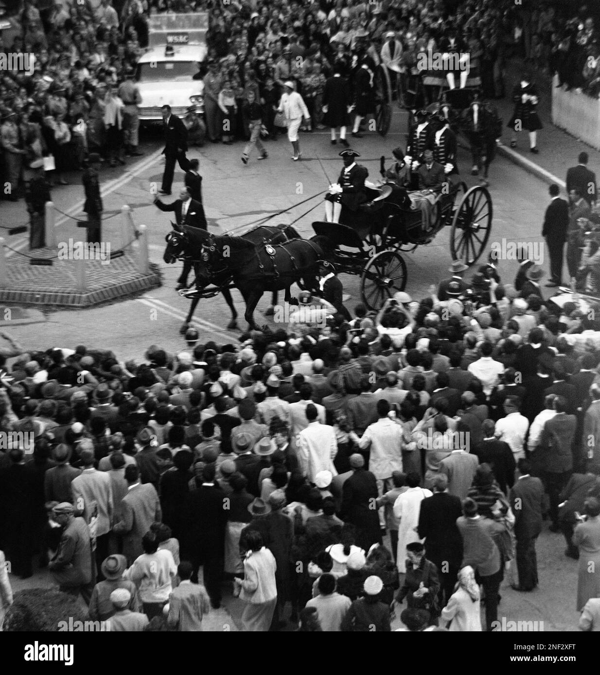 Queen Elizabeth II and Prince Philip, accompanied by Mr. and Mrs ...