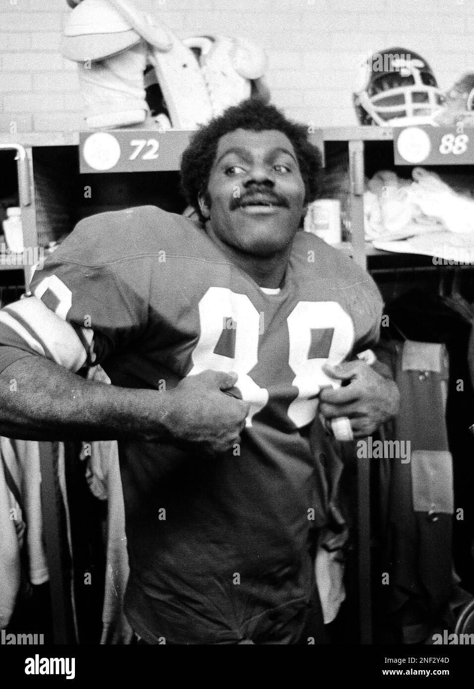 Minnesota Vikings defensive tackle Alan Page is a happy man in locker ...