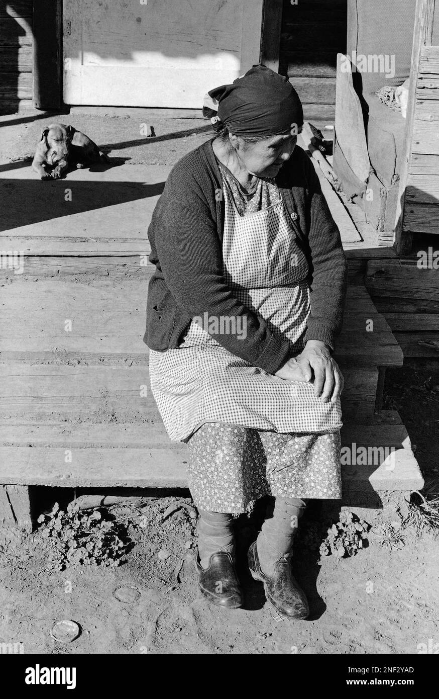 Suzie Williams sits on the steps of her family’s home on the Umatilla ...