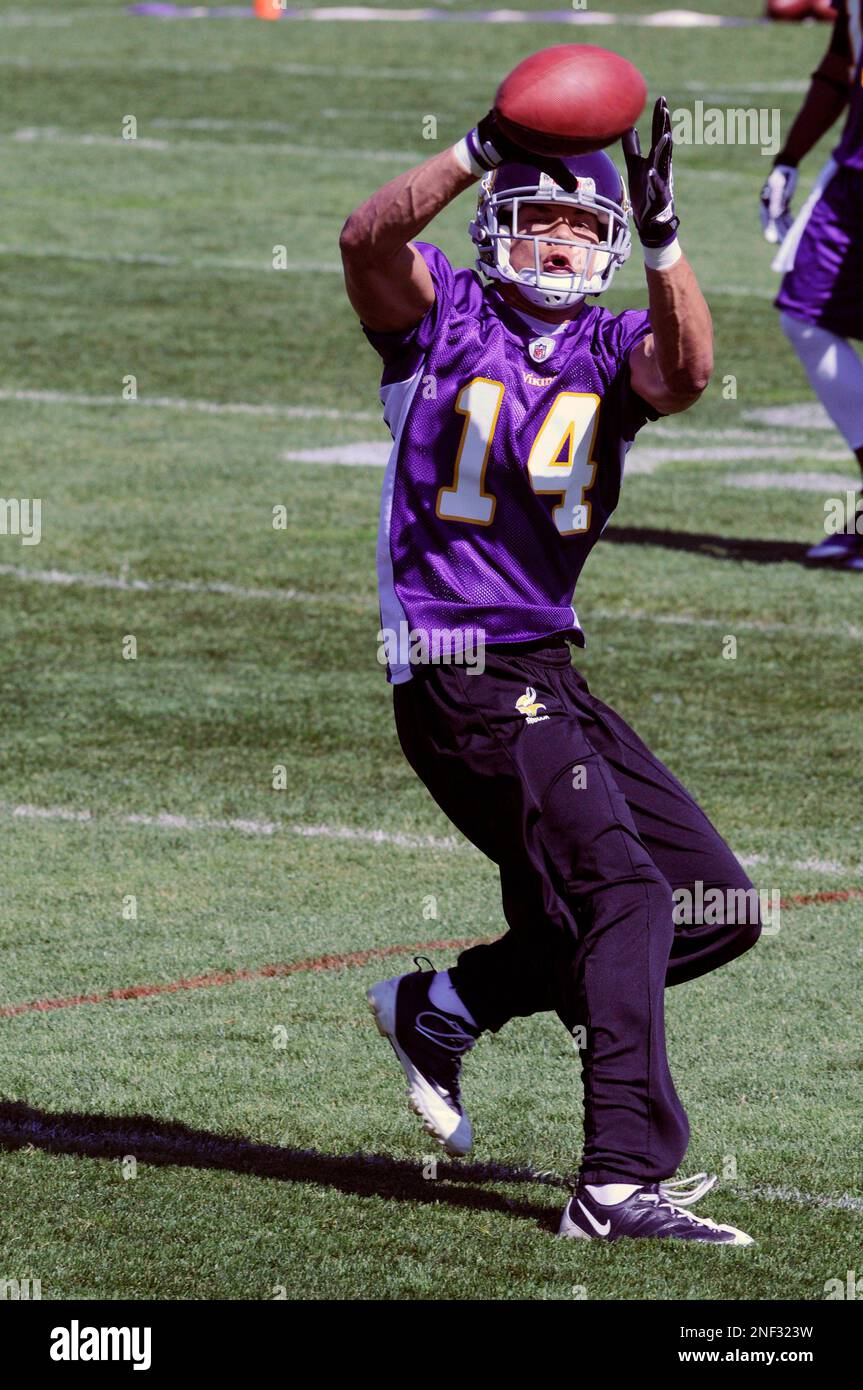 Minnesota Vikings wide receiver Nick Moore is shown during an off ...