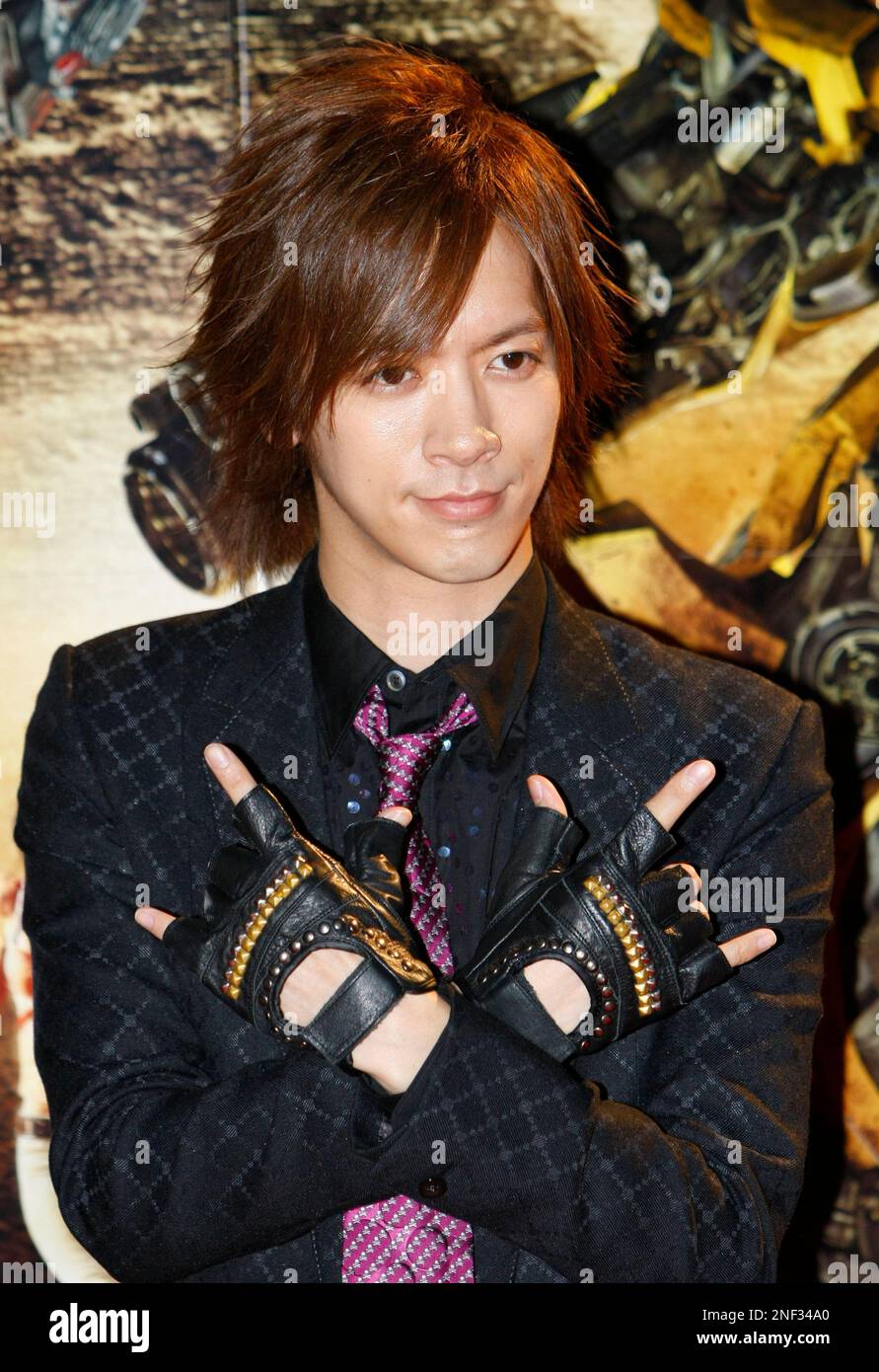 Japanese musician Daigo poses during the world premiere of ...