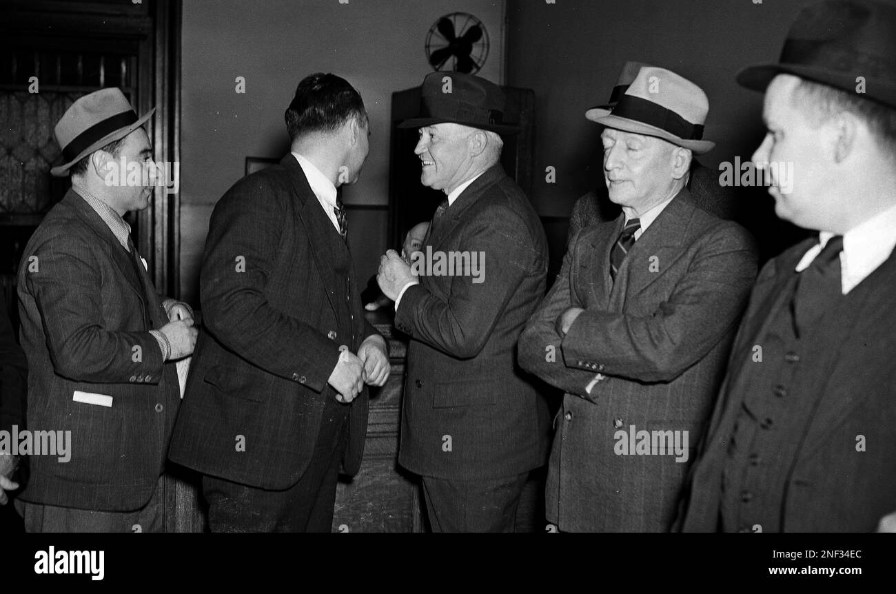 James J. Hines, above, right, a top-ranking leader in Tammany Hall, was ...