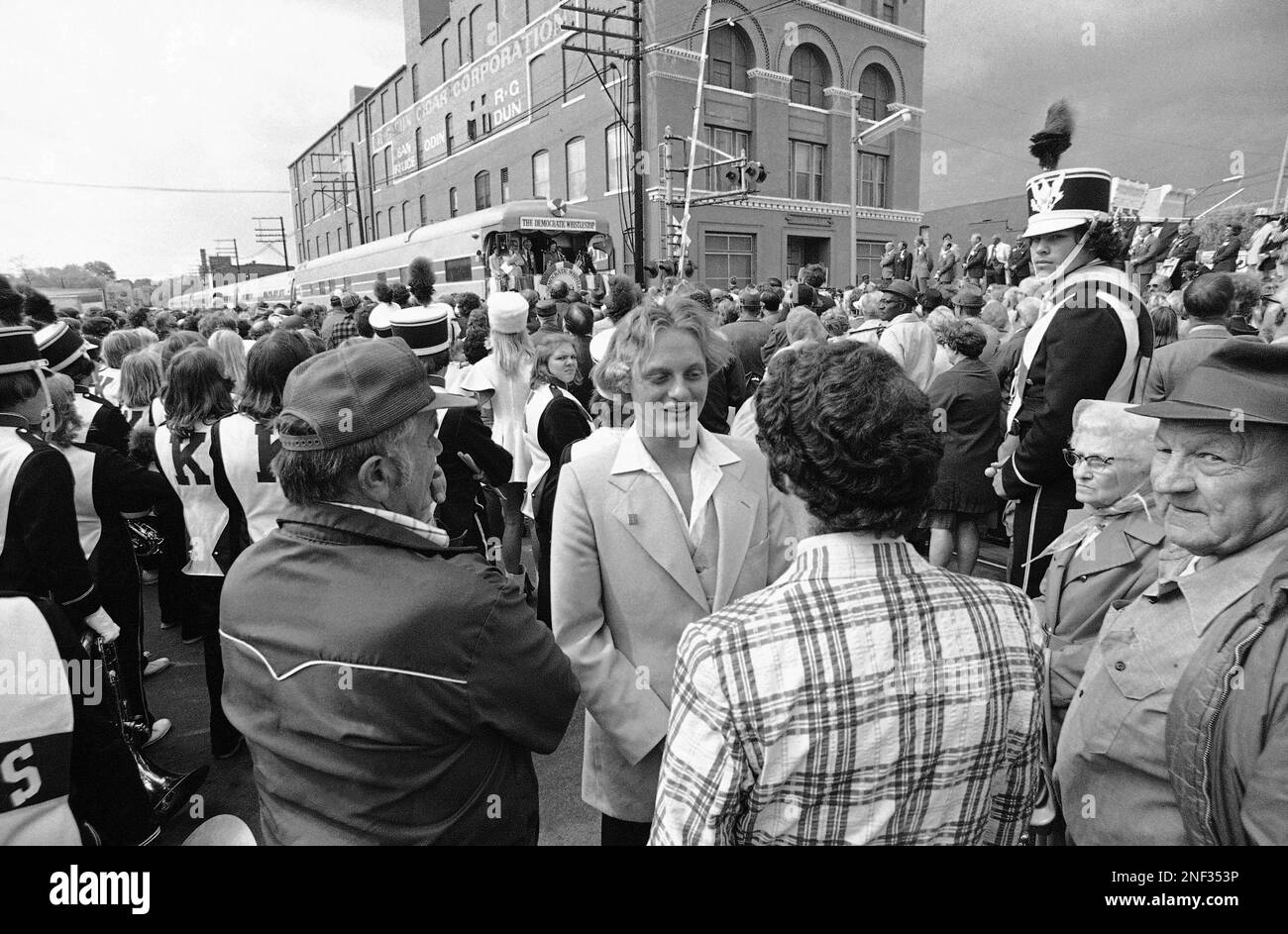 Crowded transportation standing building exterior architecture hi-res ...