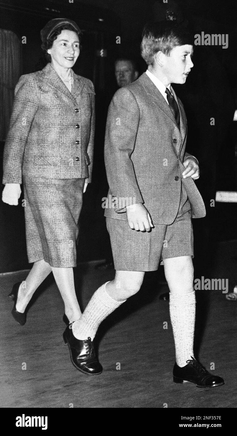 The Prince of Wales, who is large for his age - he'll be 11 on Nov. 14 ...