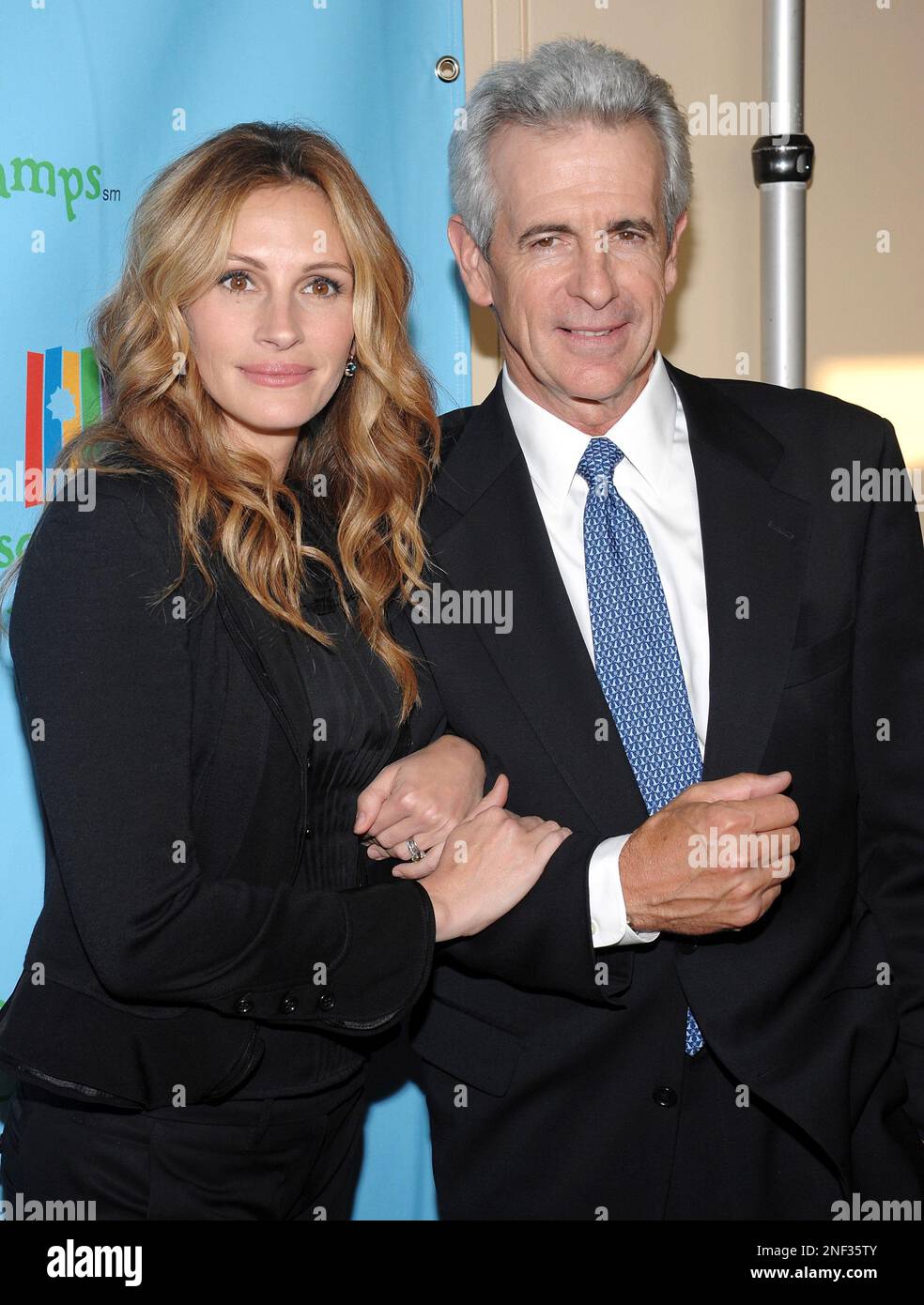 Actress Julia Roberts and actor James Naughton attend a celebration of ...