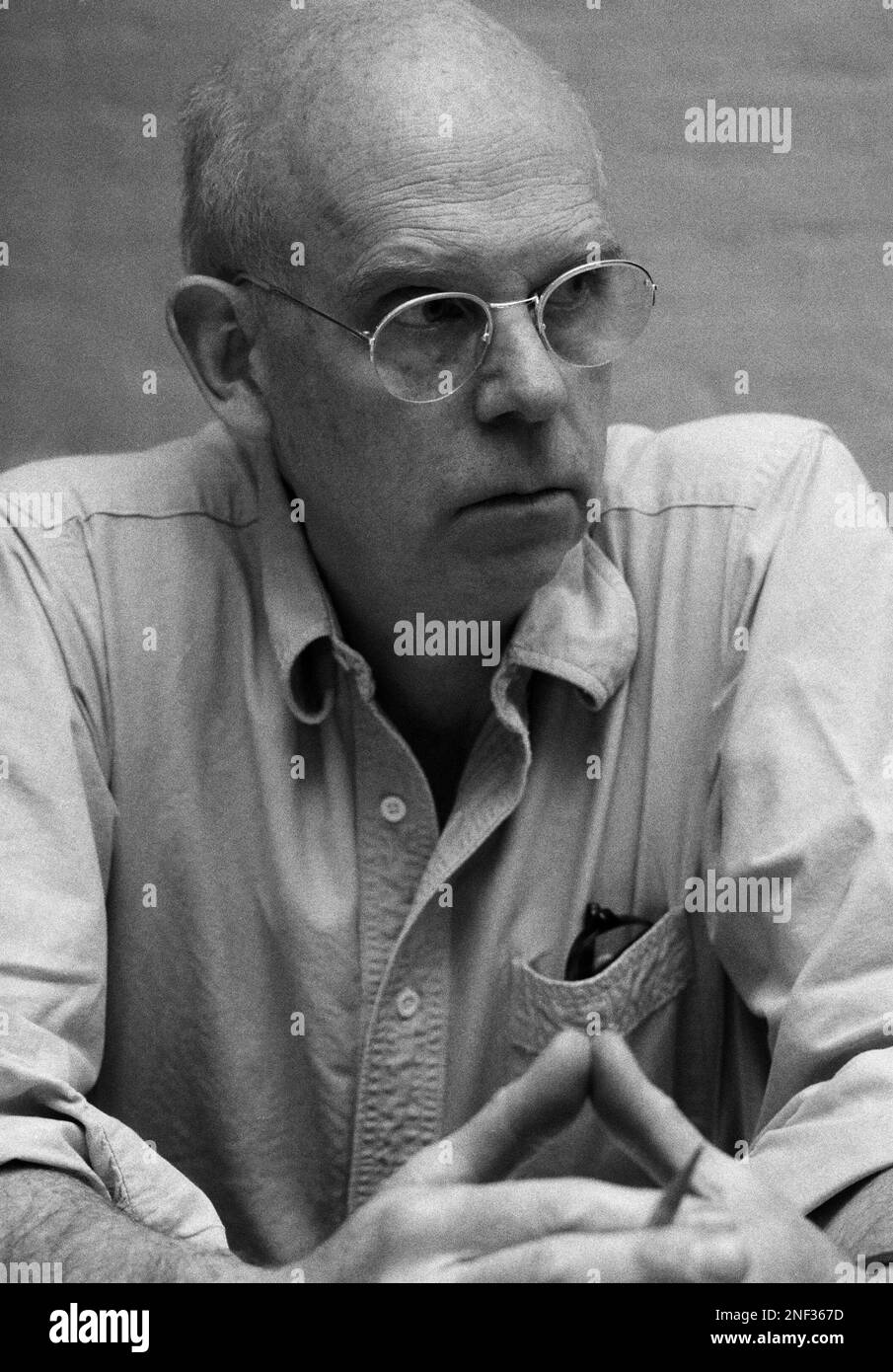 Pop artist Claes Oldenburg poses at his home in New York City on April ...