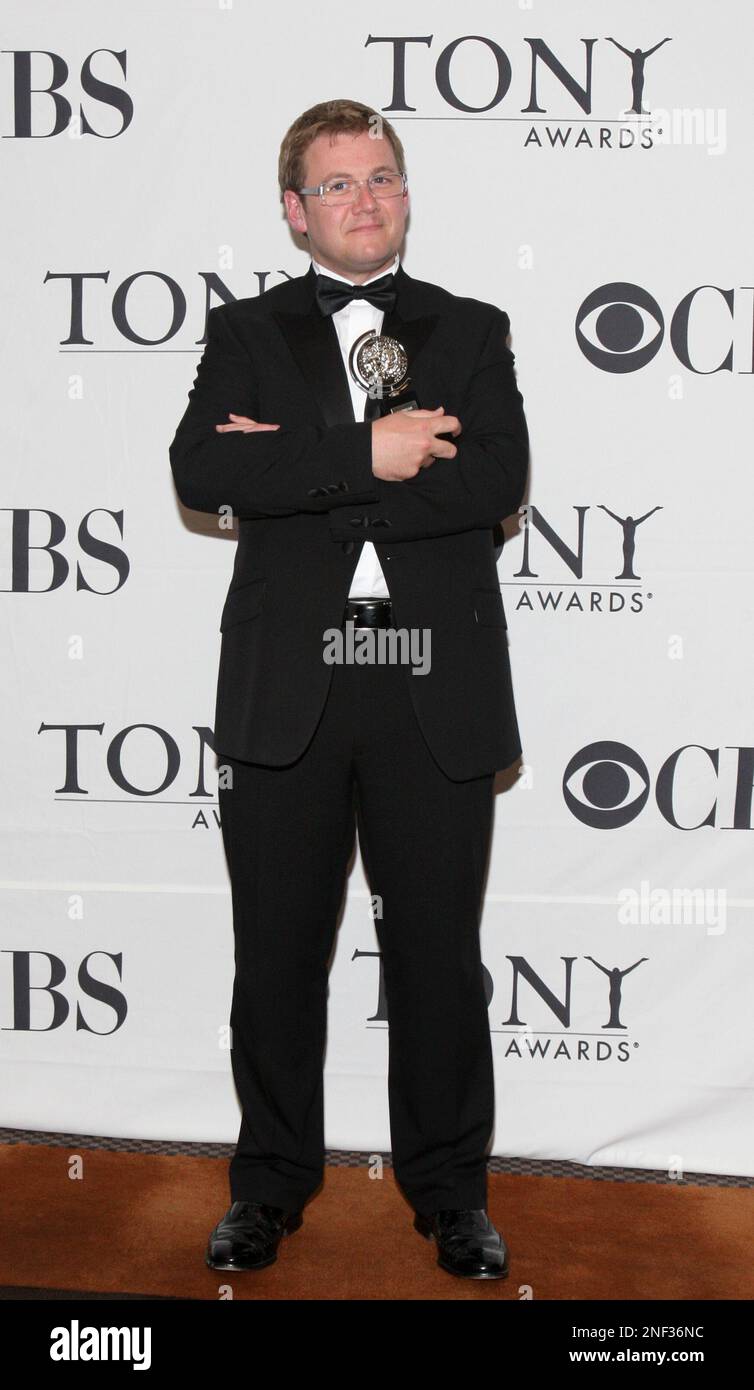 Gregory Clarke is photographed with his trophy for Best Sound Design of ...