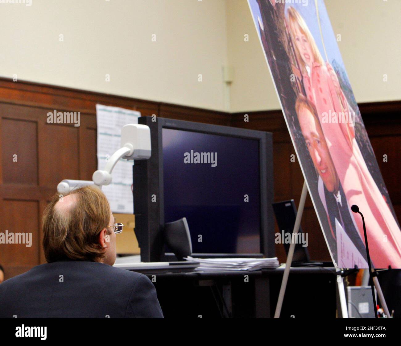 Christian Karl Gerhartsreiter, also known as Clark Rockefeller, sits at ...