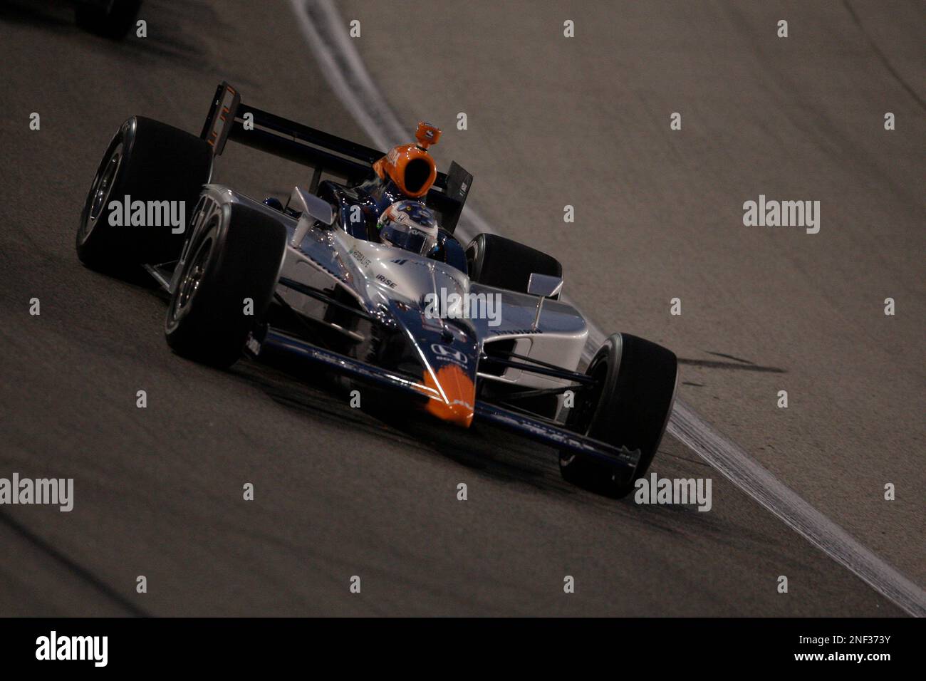 Driver Mario Moraes, of Brazil, during the IndyCar Series Bombardier ...