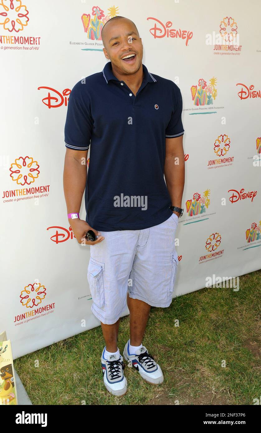 Actor Donald Faison arrives at the 20th anniversary Time for Heroes ...
