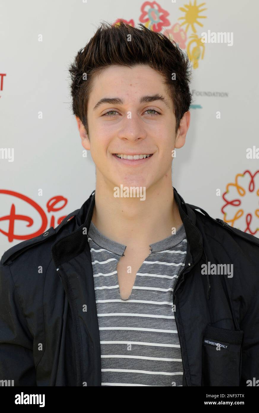 Actor David Henrie arrives at the 20th anniversary Time for Heroes ...