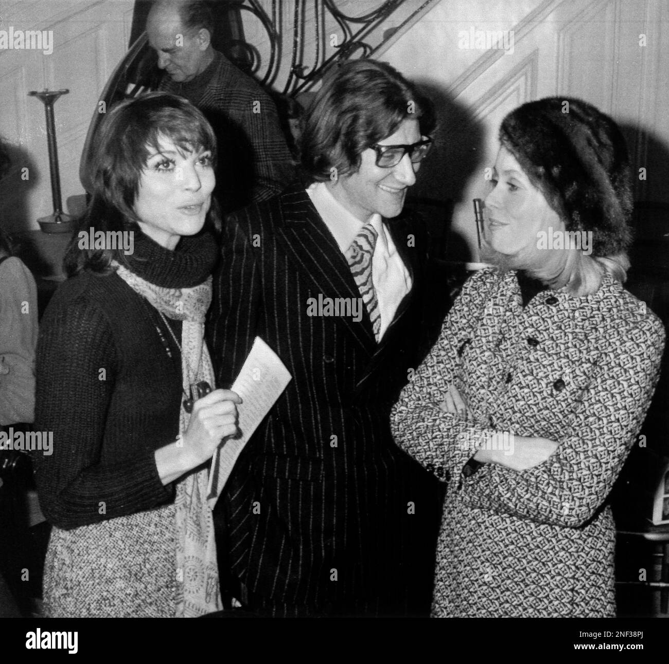 Yves Saint-Laurent presented his fashion collection in Paris on Jan. 31 ...